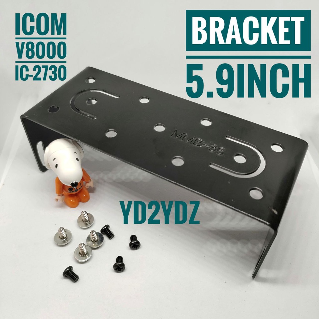 Jual bracket radio rig icom alinco yaesu kenwood breket dudukan ...