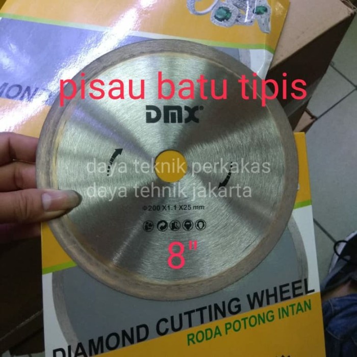 Jual pisau potong batu akik 8" - pisau diamond tipis dmx - diamond ...