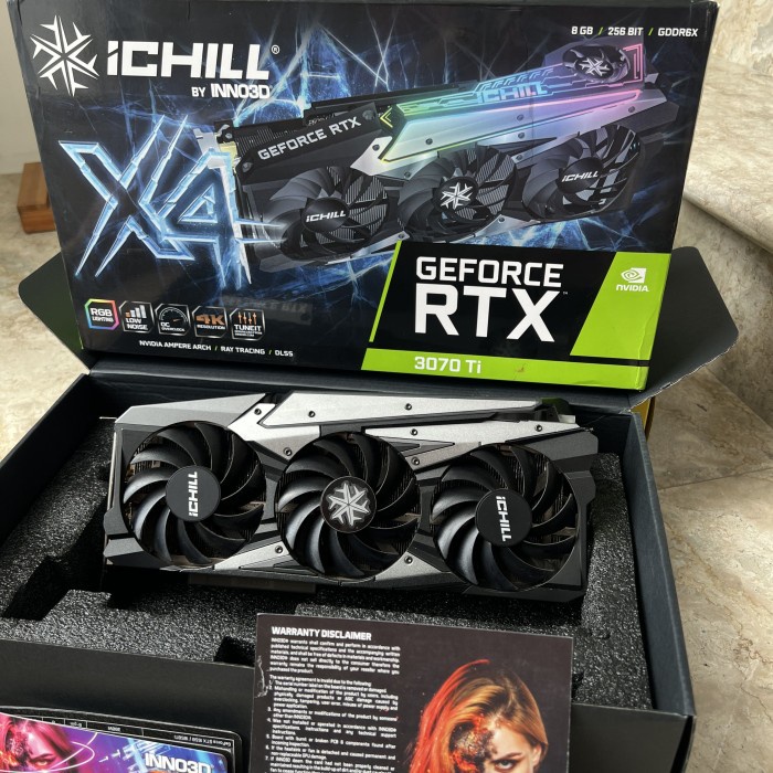 Jual INNO3D RTX 3070 TI ICHILL X4 8GB GDDR6X | Shopee Indonesia