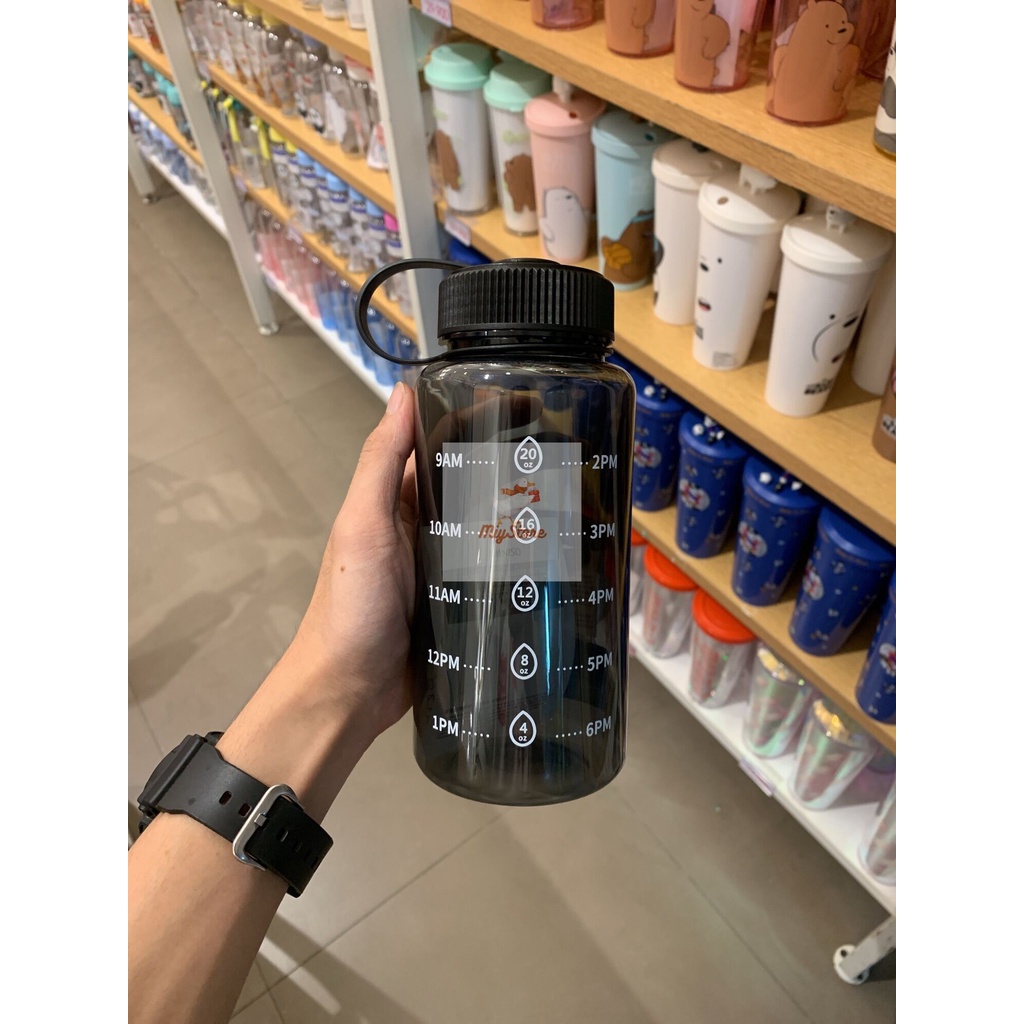 Jual MINISO Botol Minum Olahraga BPA Free 800mL / Plastic Cool Water ...