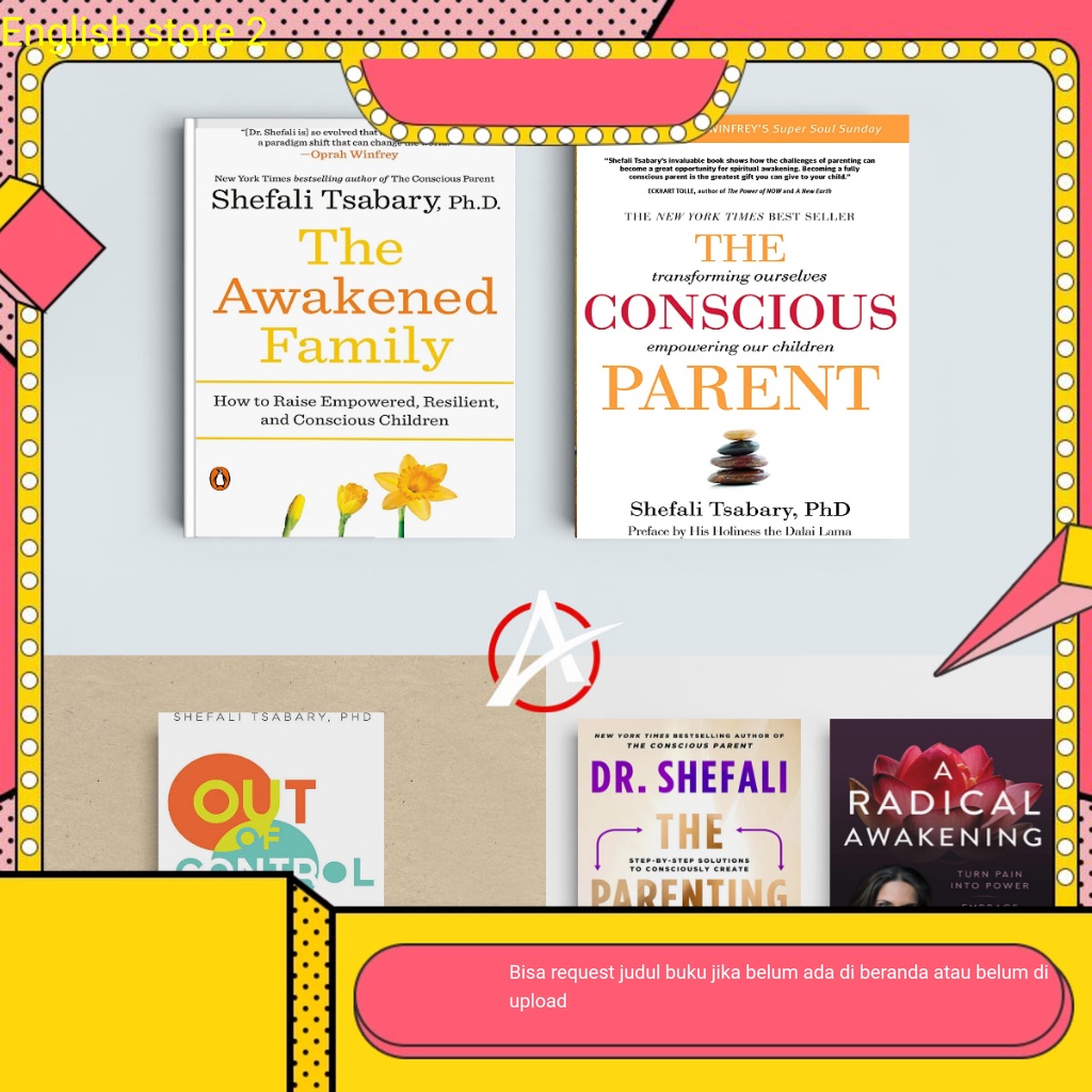 Jual Dr. Shefali Tsabary 5 Books Collection (The Parenting Map, Out of ...