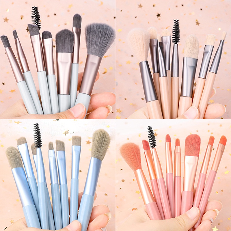 Jual Kuas Make Up 8 in 1 / Make Up Tools / Set Kuas Make Up / Set Paket ...