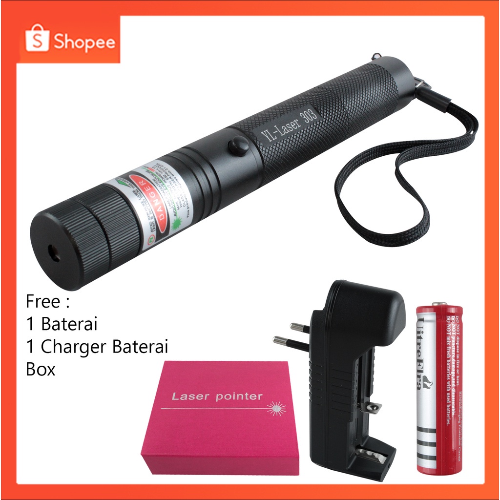 Jual (Dalam Stok, Dikirim Dari Jakarta)Senter laser lampu merah dan ...