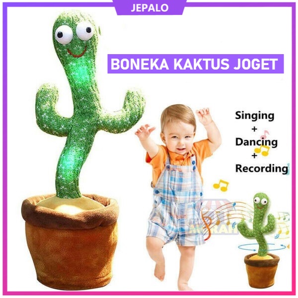 Jual Mainan Boneka Kaktus Bergoyang dan Bicara Bisa Rekam Suara ...