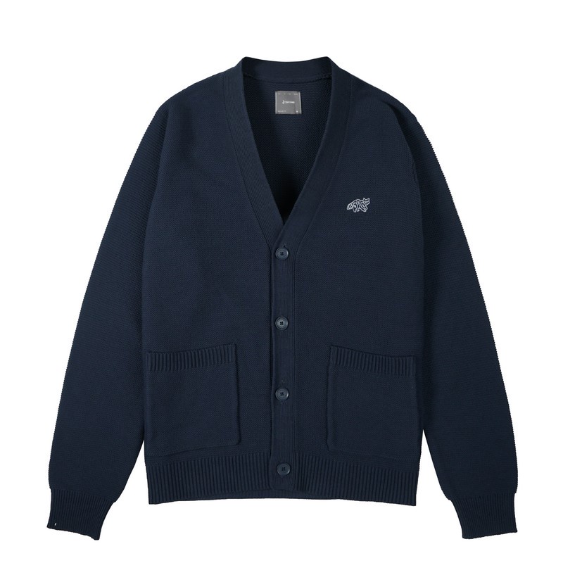 Jual 3Second Cardigan Pria Rajut Katun Polos Basic Knit Outer Wear ...
