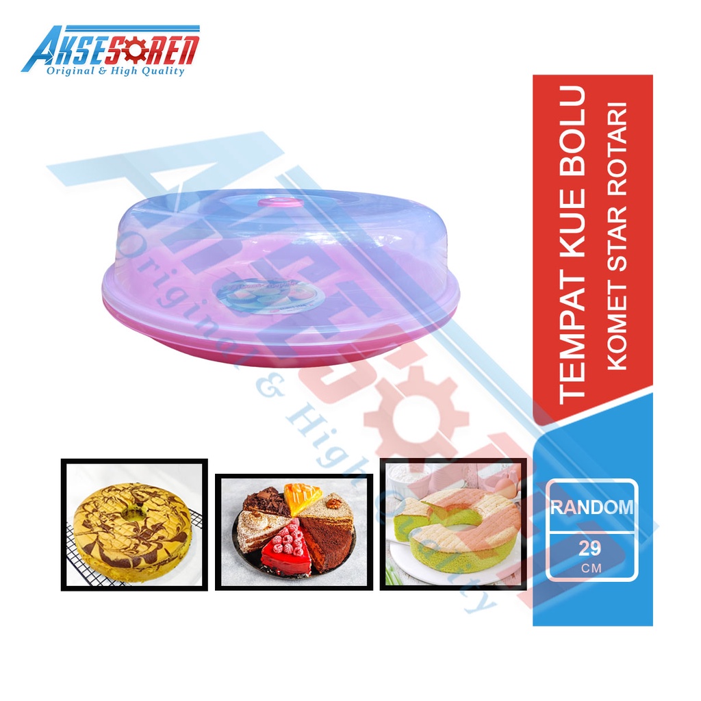 Jual Aksesoren Tempat Kue Bolu Tutup Komet Star / Rotari Capsule ...
