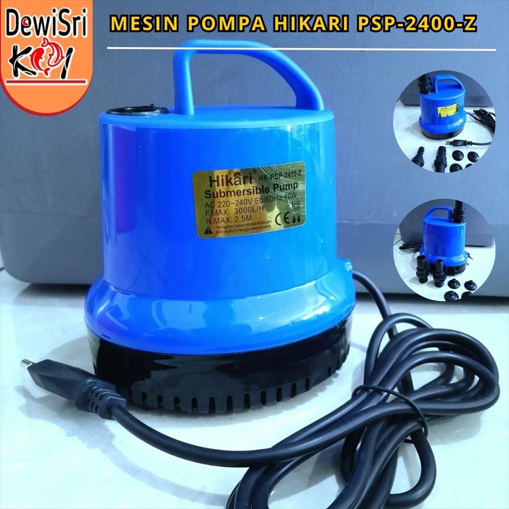 Jual Pompa air celup kolam ikan HIKARI PSP 2400Z 40 WATT | Shopee Indonesia