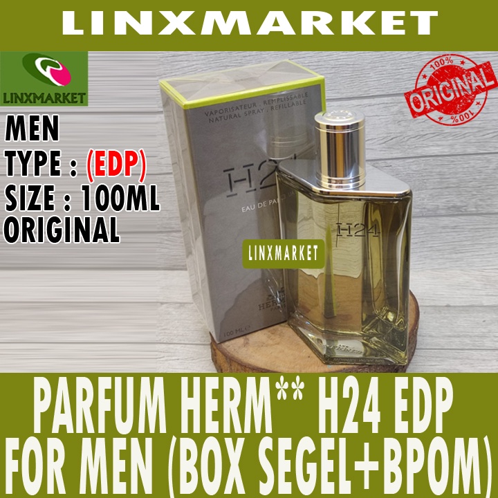 Jual HERM H24 EDP EAU DE PARFUM FOR MEN 100ML (BOX SEGEL+BPOM) | Shopee Indonesia