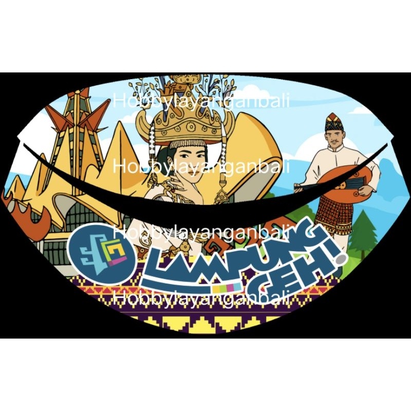 Jual sampul kain layangan gapangan pegon ceper sawangan motif digital ...