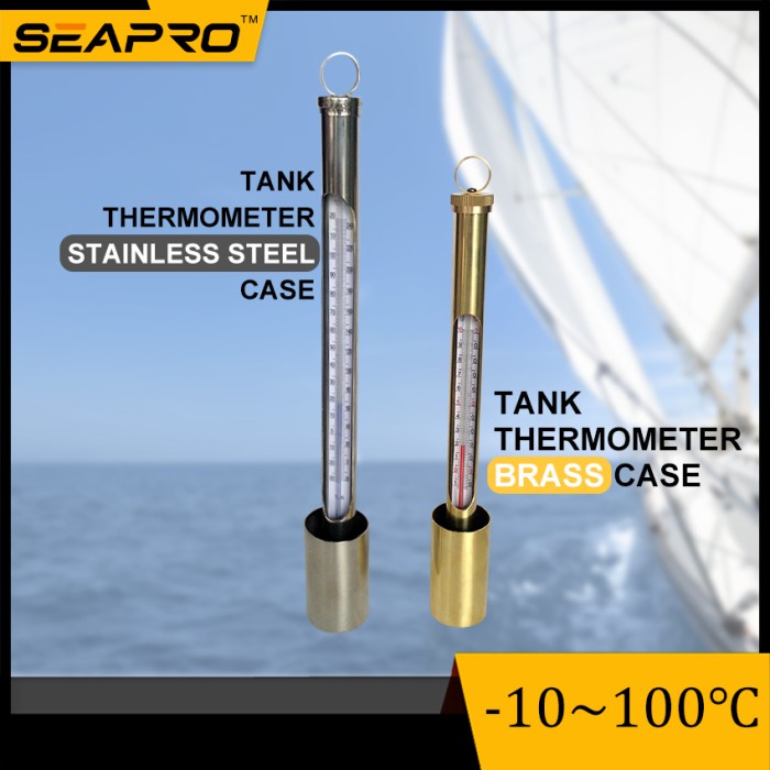Jual TANK THERMOMETER BRASS/STAINLESS CASE WITH SAMPLER -10~100℃ - Brass seapro | Shopee Indonesia