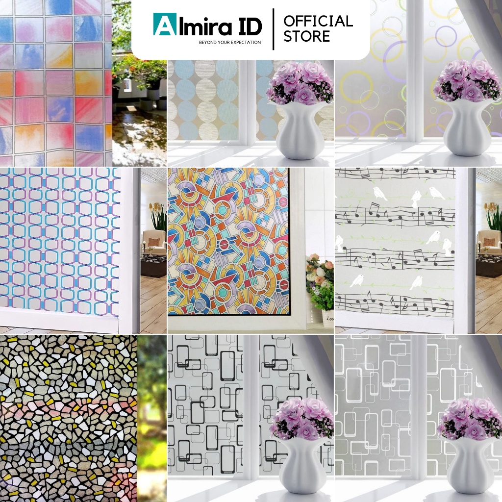 Jual [Part 4] Wallpaper Stiker Kaca 90 cm x 3 meter Jendela Pintu Meja ...