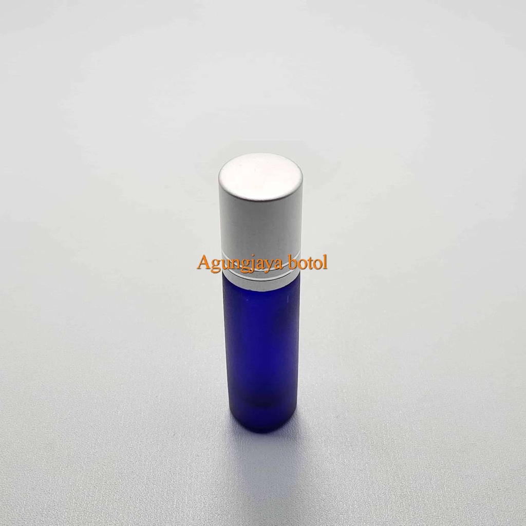 Jual Roll On 6 Ml Biru Fros Tutup Stainles Silver Matte / Botol Kaca ...