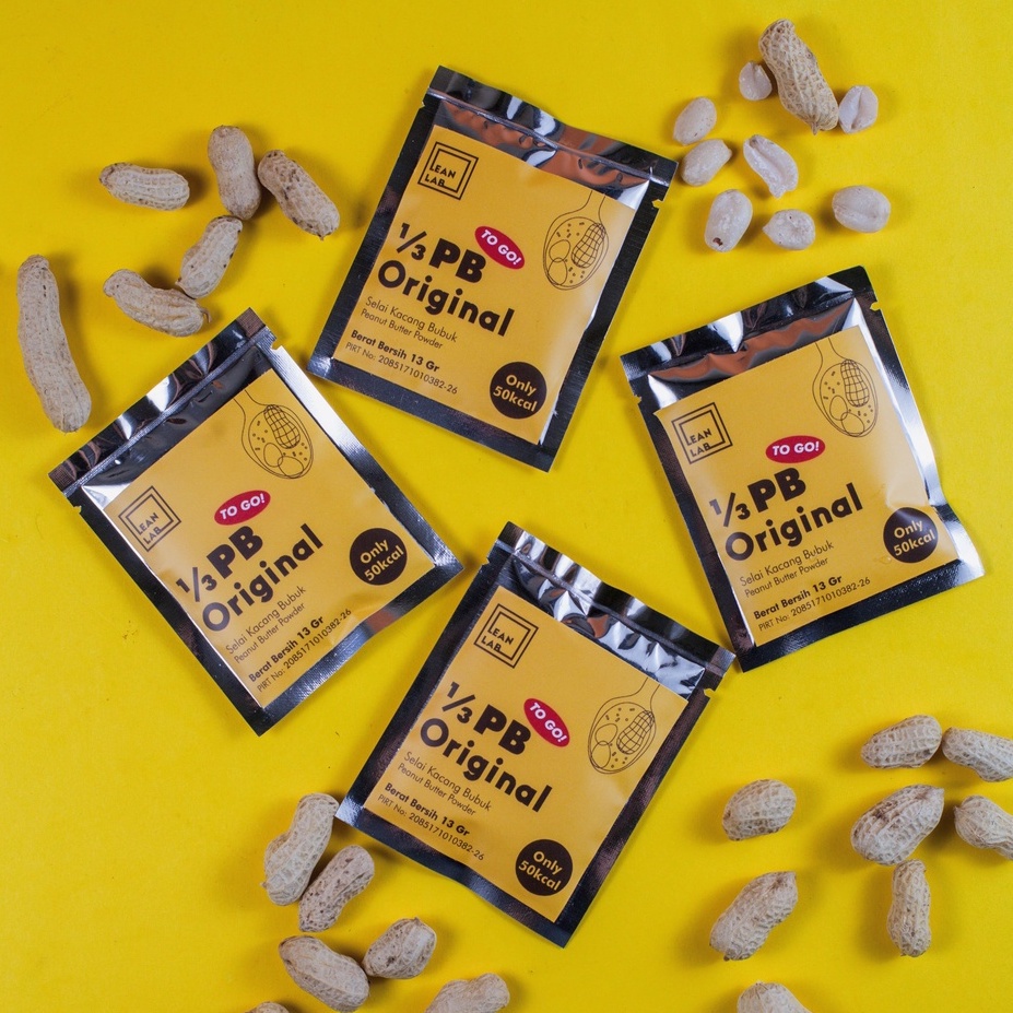 Jual LEAN LAB Peanut Butter Original Powder 1/3PB 2GO 13gr / Selai ...