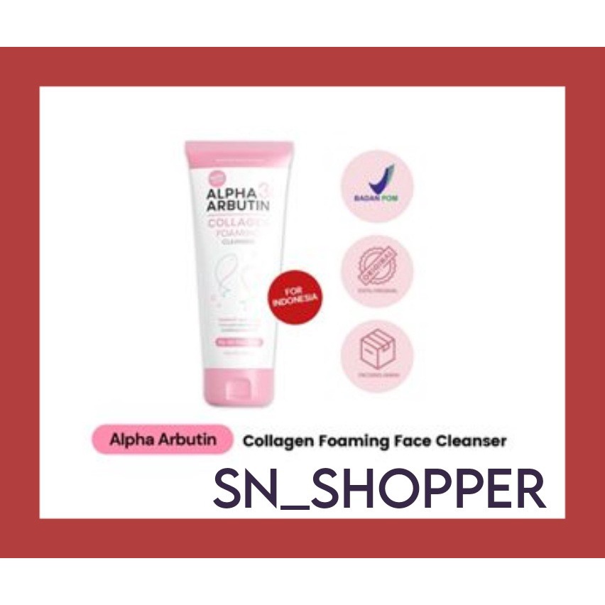 Jual Precious Skin Thailand Alpha Arbutin 3+ Collagen Foaming Face Cleanser 120ml / Face Wash ...
