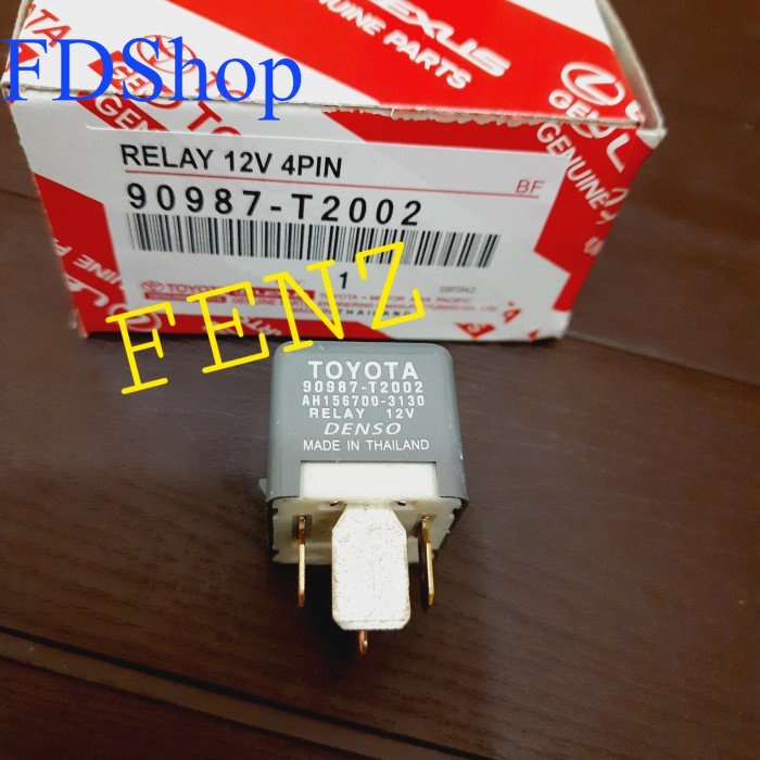 Jual relay toyota kaki 4 12volt 90987 T2002 innova hilux avanza ...