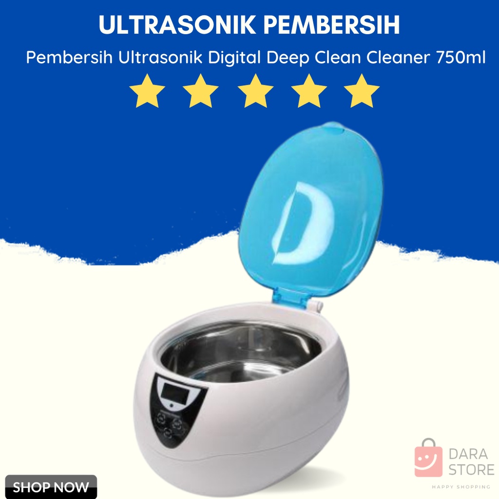 Jual Pembersih Ultrasonik Digital Deep Clean Cleaner 750ml | Shopee ...