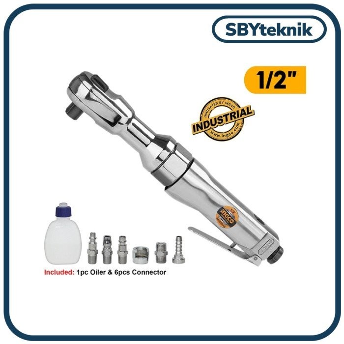Jual Air Ratchet Wrench (1/2" 68Nm) INGCO ARW121 - Kunci Sok Socket ...
