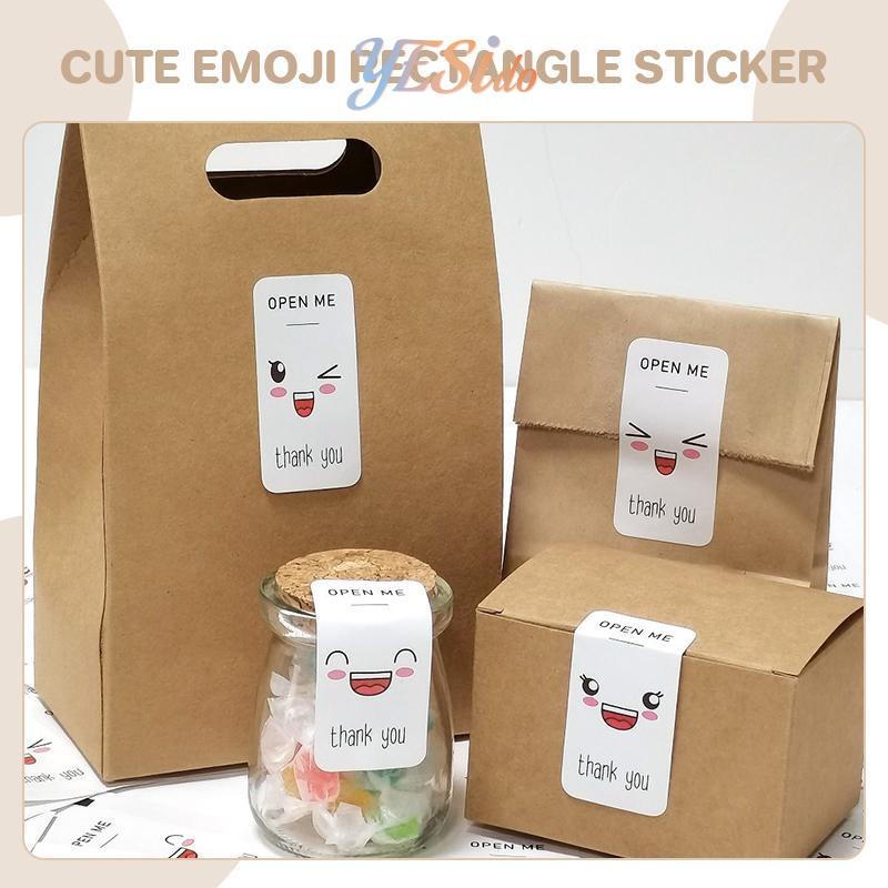 Jual [COD Ready stock]100pcs Sticker Thank You Ekspresi Indah Kartun ...