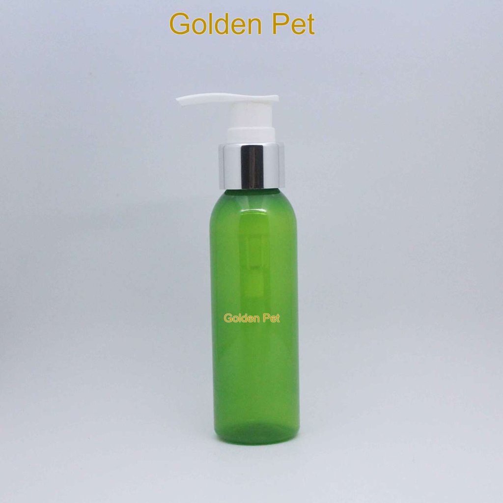 Jual Botol 100 ml BR Hijau Pump Lotion Chrome Standart / Botol Plastik ...