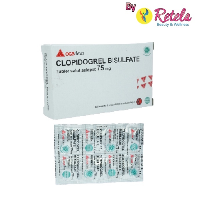 Jual Clopidogrel 75Mg 1 Strip 6 Tablet | Shopee Indonesia