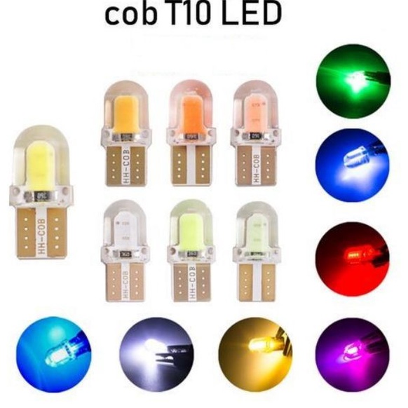 Jual Lampu LED T10 COB gel jel jelly pendek mini Spedometer Senja Sein ...