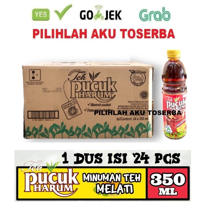 Jual Teh PUCUK Harum Original 350 ml - ( HARGA 1 DUS ISI 24 botol ...