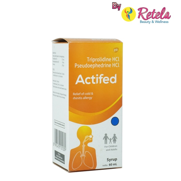 Jual ACTIFED SYRUP 60ML (KUNING) | Shopee Indonesia