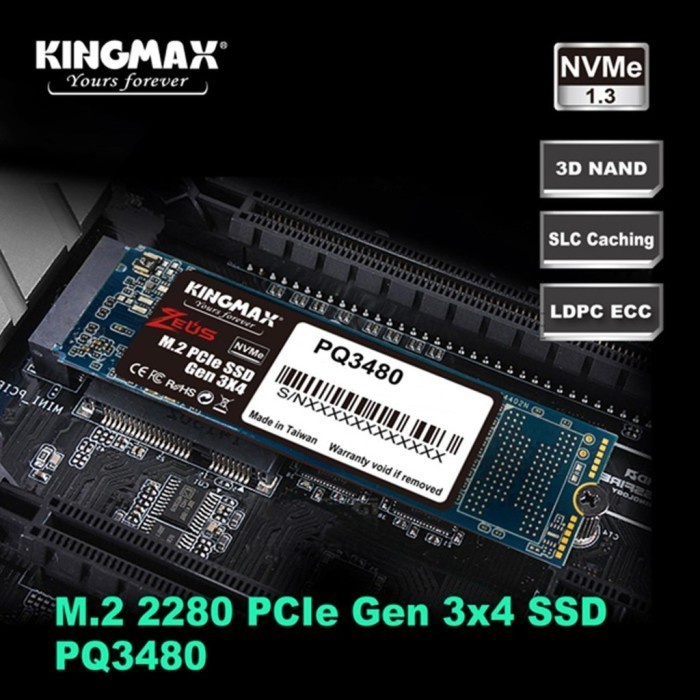 Jual SSD Kingmax PQ3480 256GB 512GB 1TB 2TB - SSD M.2 NVMe PCIe Gen 3x4 | Shopee Indonesia