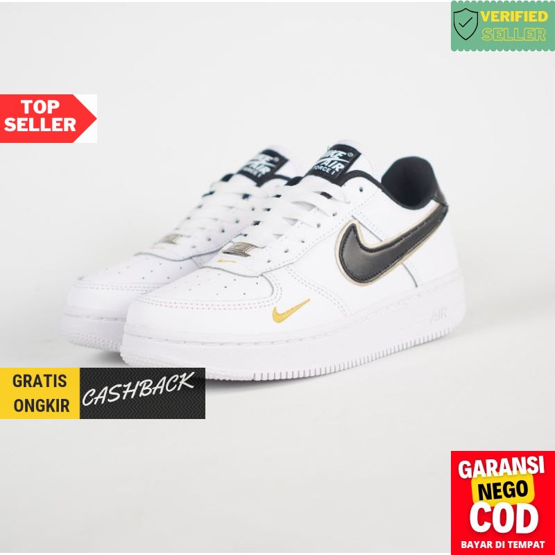 Jual NIKE AIR FORCE 1 DOUBLE SWOOSH js | Shopee Indonesia