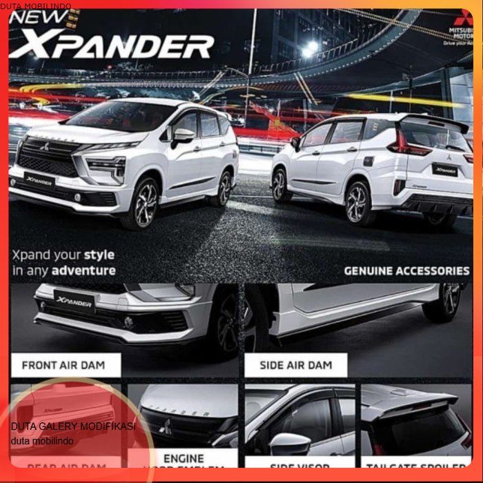 Jual Bodykit XPANDER Facelift 2022 Aero + spoiler - Duta Modifikasi ...