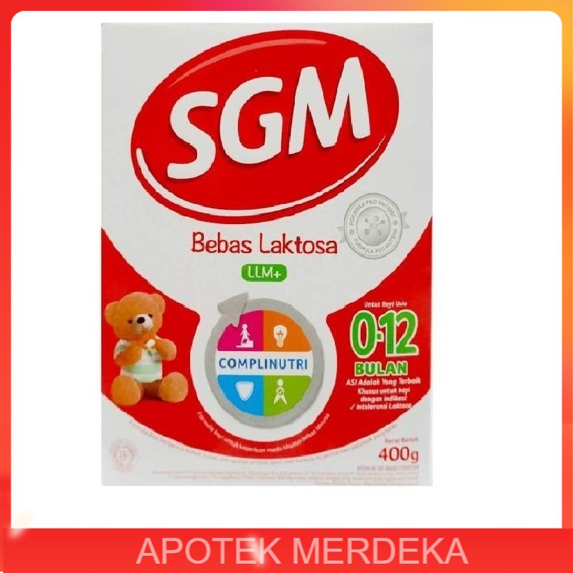 Jual SUSU SGM LLM+ USIA 0-12 BULAN 400 GR - SUSU FORMULA BAYI BEBAS LAKTOSA 400gr / SGM LLM ...