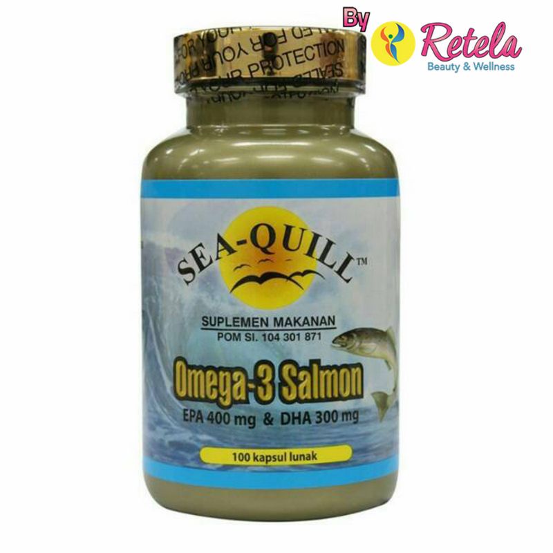 Jual SEA QUILL OMEGA-3 SALMON 1 BOTOL 100 TABLET | Shopee Indonesia