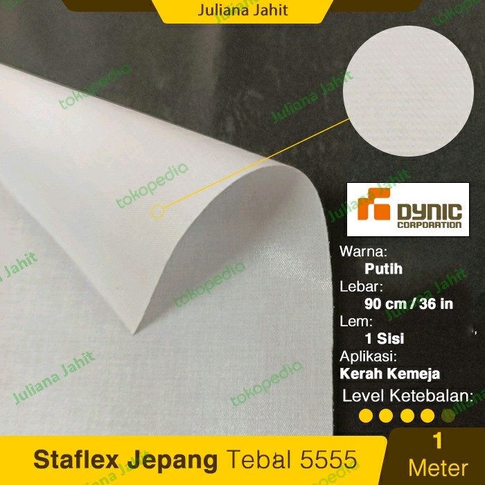 Jual Kain Keras Staplek Staflex Jepang 5555 Tebal | Shopee Indonesia