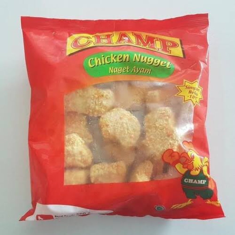 Jual CHAMP Nugget Ayam 250 gr / 12 pcs - FROZEN FOOD | Shopee Indonesia