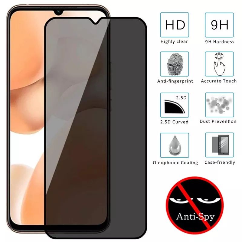 Jual PREMIUM TEMPERED GLASS SPY FULL HITAM XIAOMI POCO PHONE POCO C3 F3 F3 GT F4 GT F3 PRO M3 M3 ...