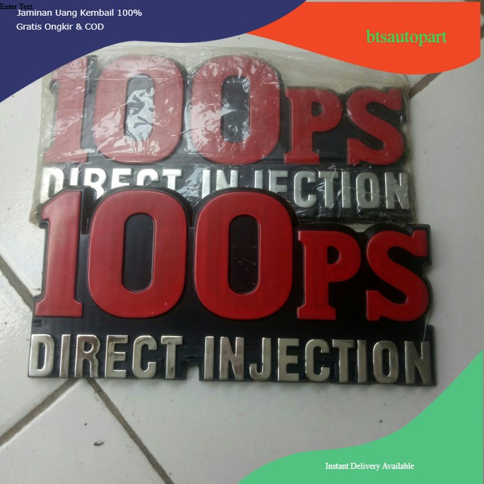 Jual emblem logo tulisan 100ps original cold diesel | Shopee Indonesia
