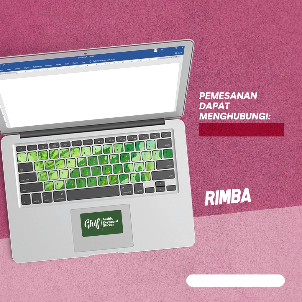 Jual Stiker Keyboard Arab untuk Mengetik Bahasa Arab di Laptop pc ...