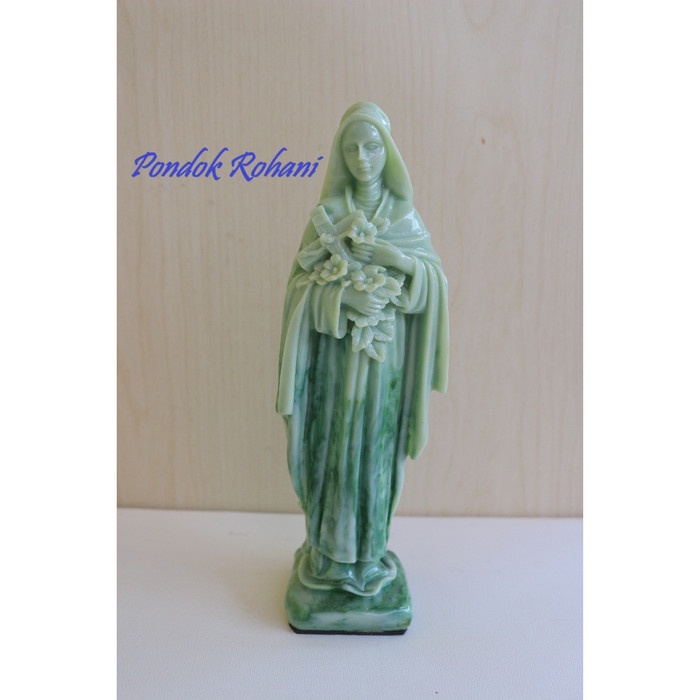 Jual Patung Santa Theresia dari Lisieux Tinggi 20 cm - Hijau | Shopee ...