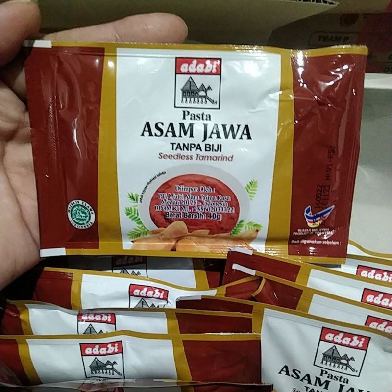 Jual adabi pasta asam Jawa tanpa biji asam Jawa Adabi 40gr pasta asam ... Jual adabi pasta asam Jawa tanpa biji asam Jawa Adabi 40gr pasta asam ...