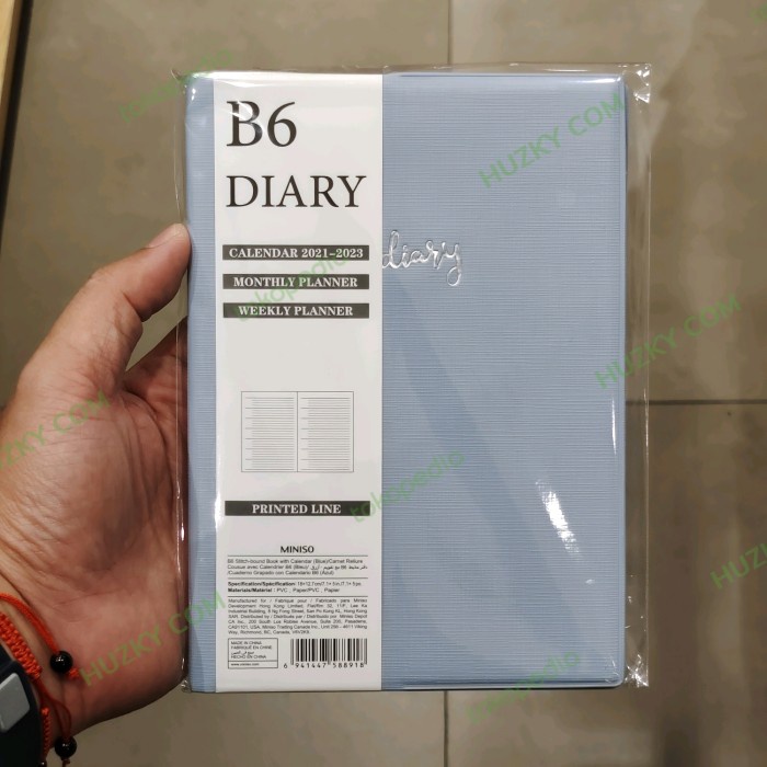 Jual MINISO Buku Diary dengan Kalender 2023, Monthly dan Weekly Planner ...