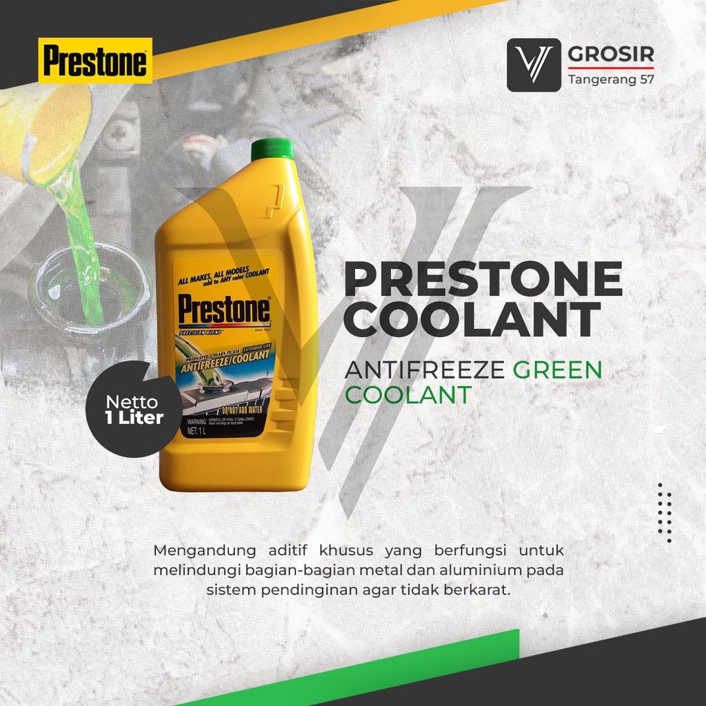 Jual PRESTONE COOLANT HIJAU AIR RADIATOR ANTIFREEZE 1 LITER | Shopee ...