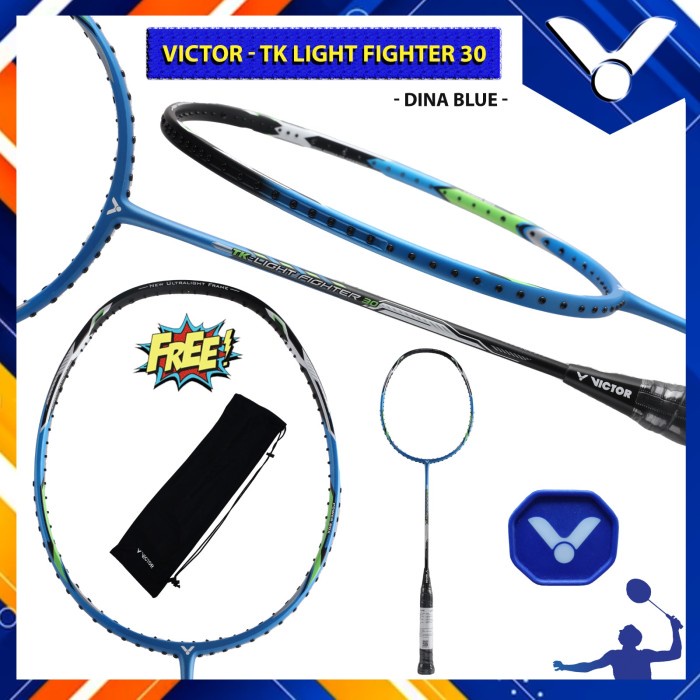 Jual Raket Badminton Original Victor Thruster Light Fighter 30 TK-LF30 ...