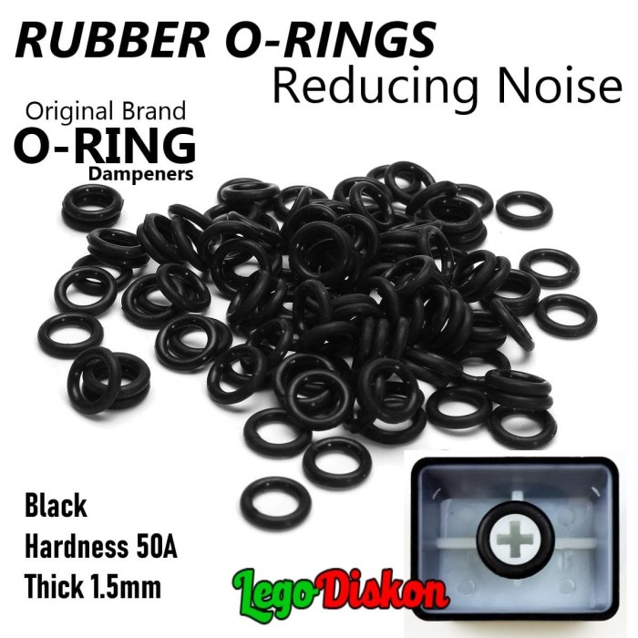Jual Mechanical Keyboard Rubber O-Ring Switch Dampeners (Black ...