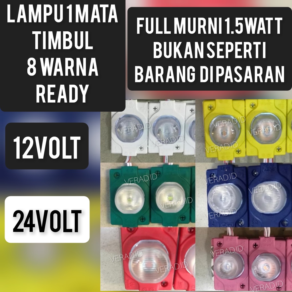 Jual LAMPU LED KOLONG BAK 1 MATA TIMBUL JUMBO AAA 12 VOLT 24 VOLT VARIASI | Shopee Indonesia