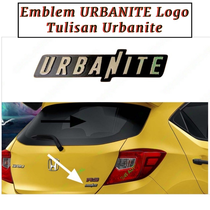 Jual Emblem URBANITE Logo Merk Tulisan Urbanite | Shopee Indonesia
