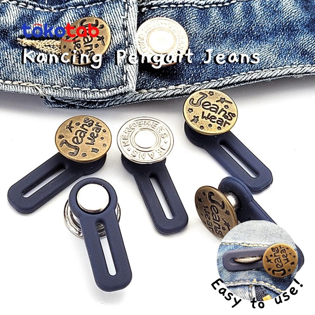 Jual Tokotab - Kancing Pengecil Jeans Adjustable Button Jeans Pengait ...