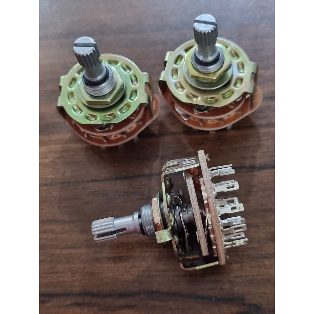 Jual ROTARY SELECTOR SWITCH 3X4 3 POLE 4 POSISI 3X4 kualitas Alpha ...