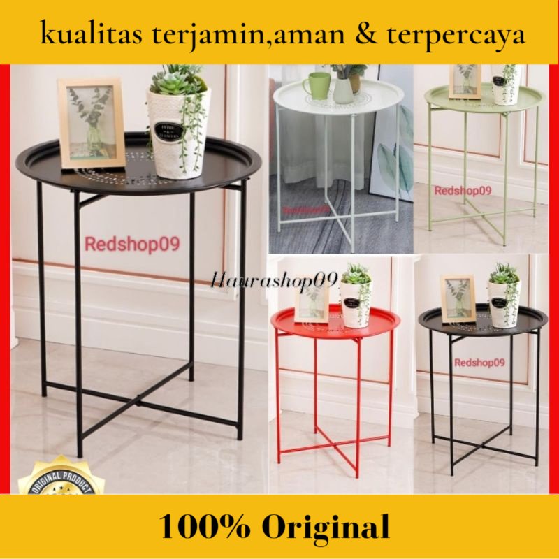 Jual Soleil Meja Teras Besi 46 cm Dengan Tray/meja besi | Shopee Indonesia
