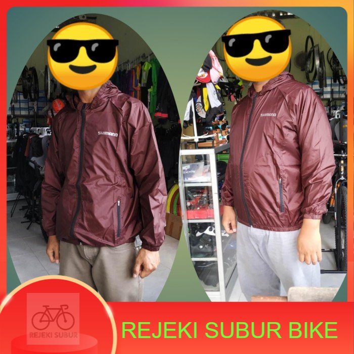 Jual jaket parasut windbreaker sepeda lari running sauna | Shopee Indonesia