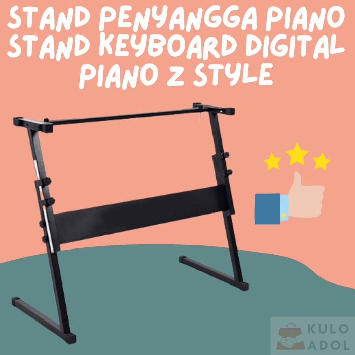 Jual Stand Keyboard Digital Piano Z Style Besi Penyangga Piano | Shopee ...
